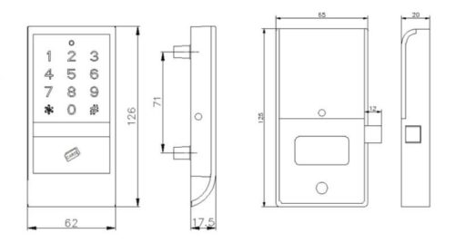 Digital keypad combination lock | Electronic locker room locks | Ilockey