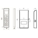 Hafele electronic cabinet lock | Electronic Locker Lock | Ilockey
