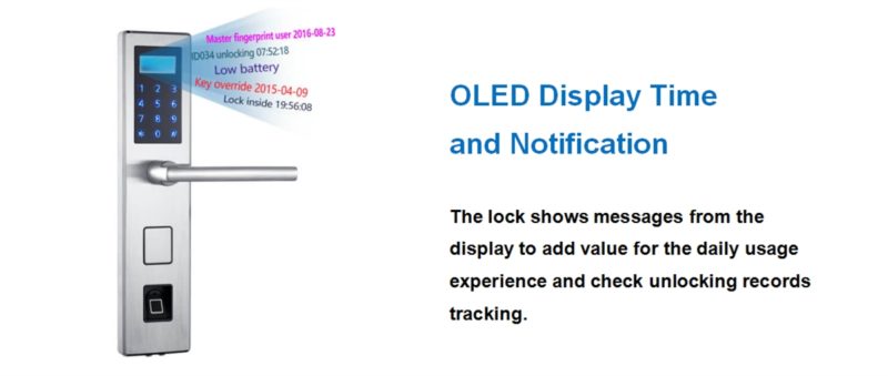 Fingerprint Enabled Door Lock | Fingerprint front door lock | Ilockey