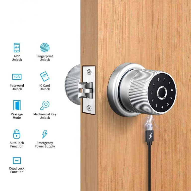 TTlock App Smart Door Knobs With Alexa And Google Home | Electronic ...