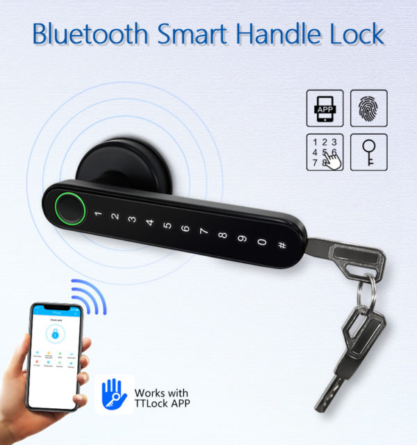 TTlock App Smart lock fingerprint handle lock | Leading Smart Lock ...
