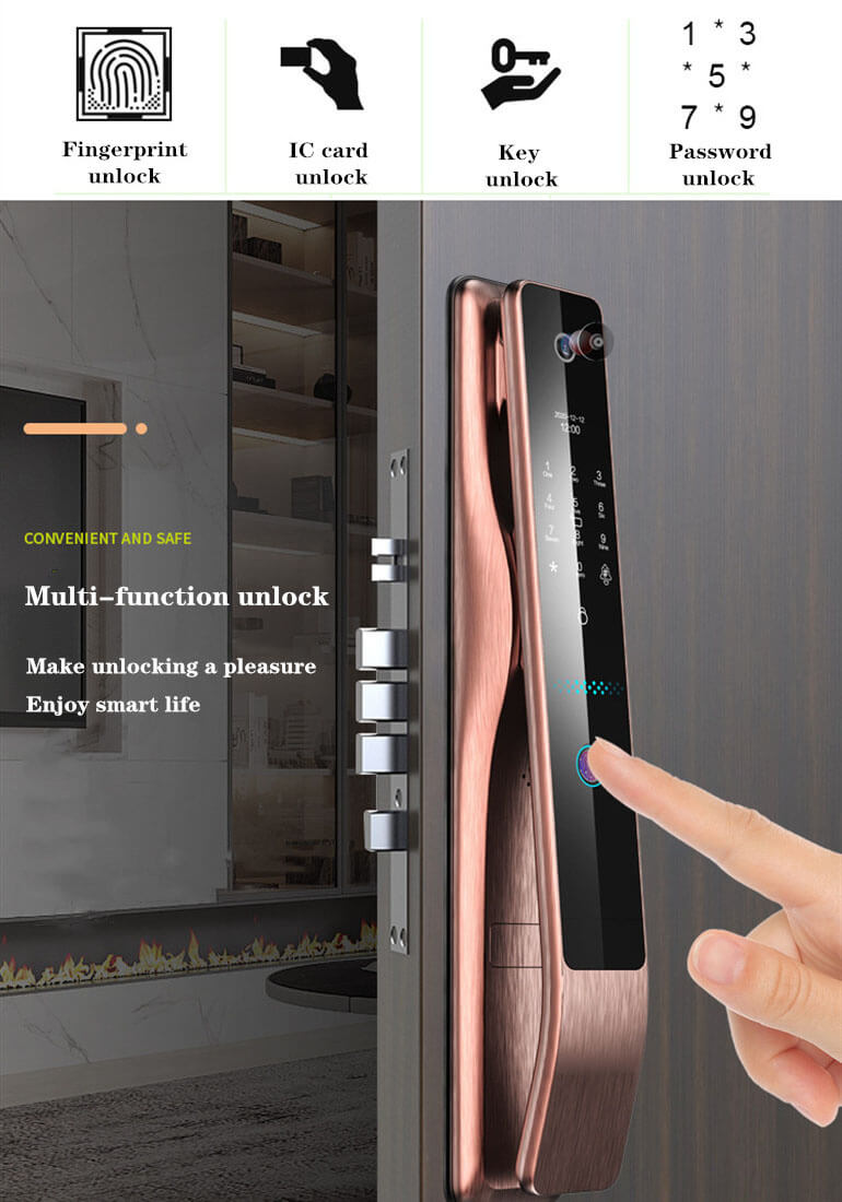 Wifi Door Lock With Camera | Leading Smart Lock Company in China